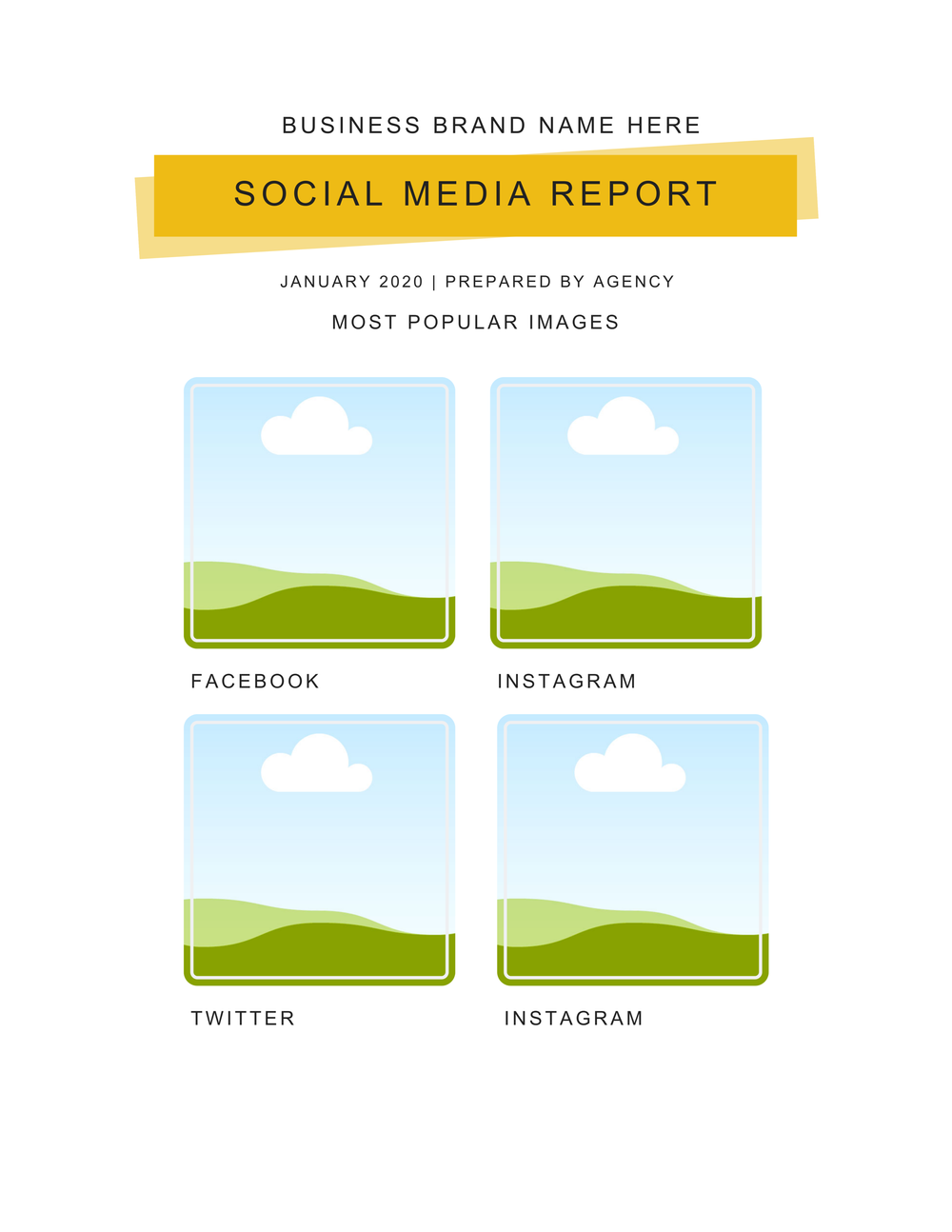 Social Media Marketing Report Template