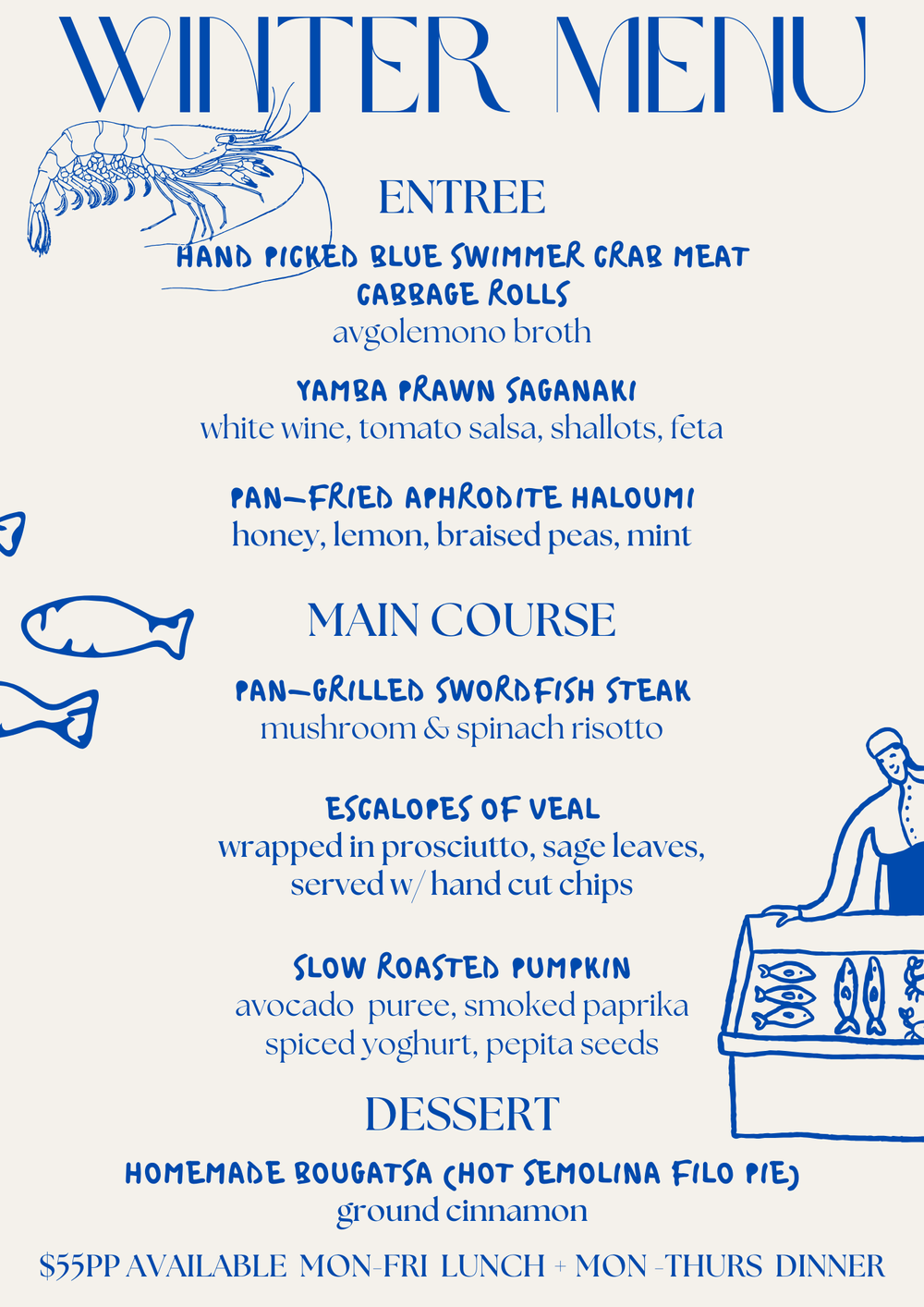 Winter Special — Lugarno Seafood Restaurant