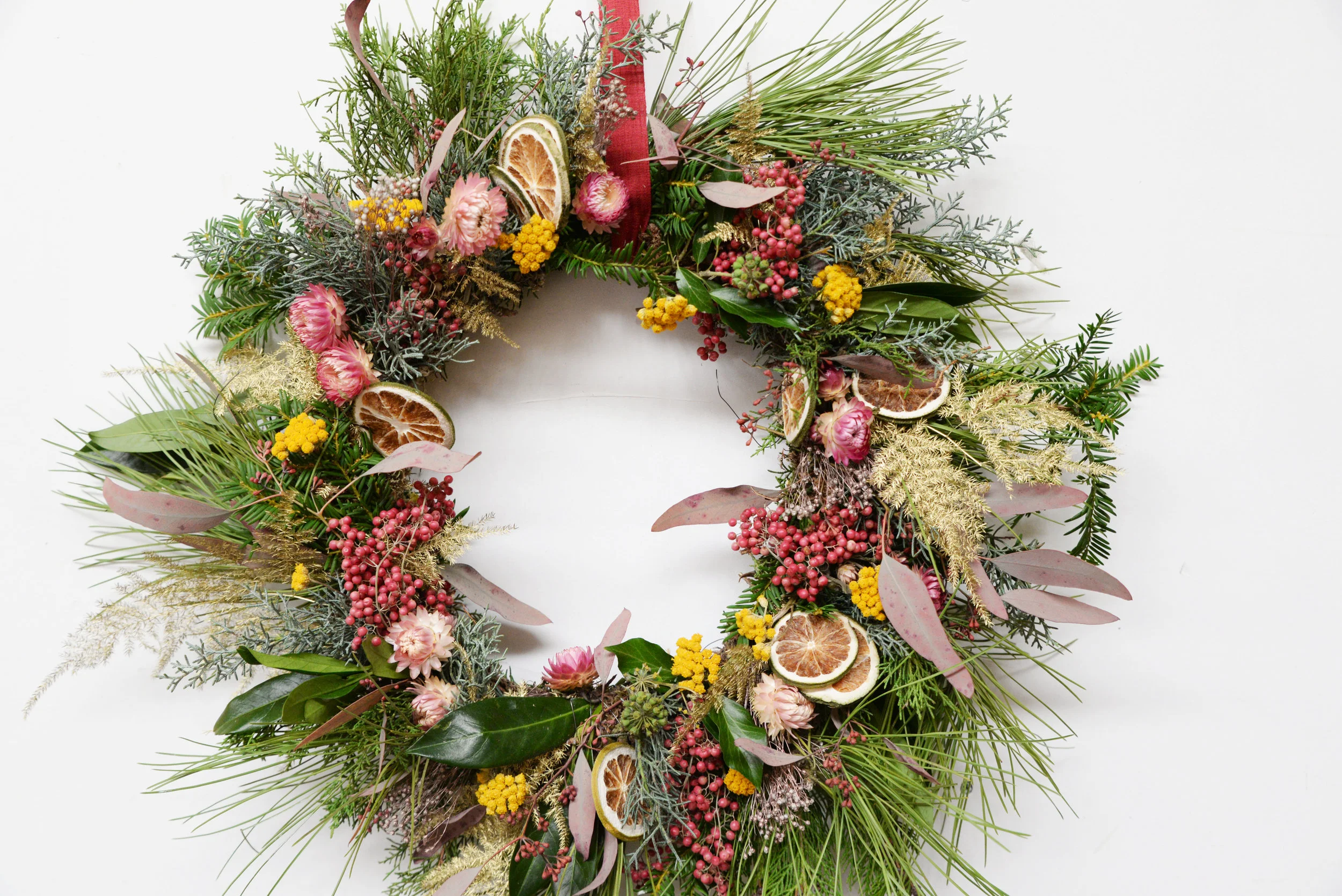 Dry Pasta Wreath
