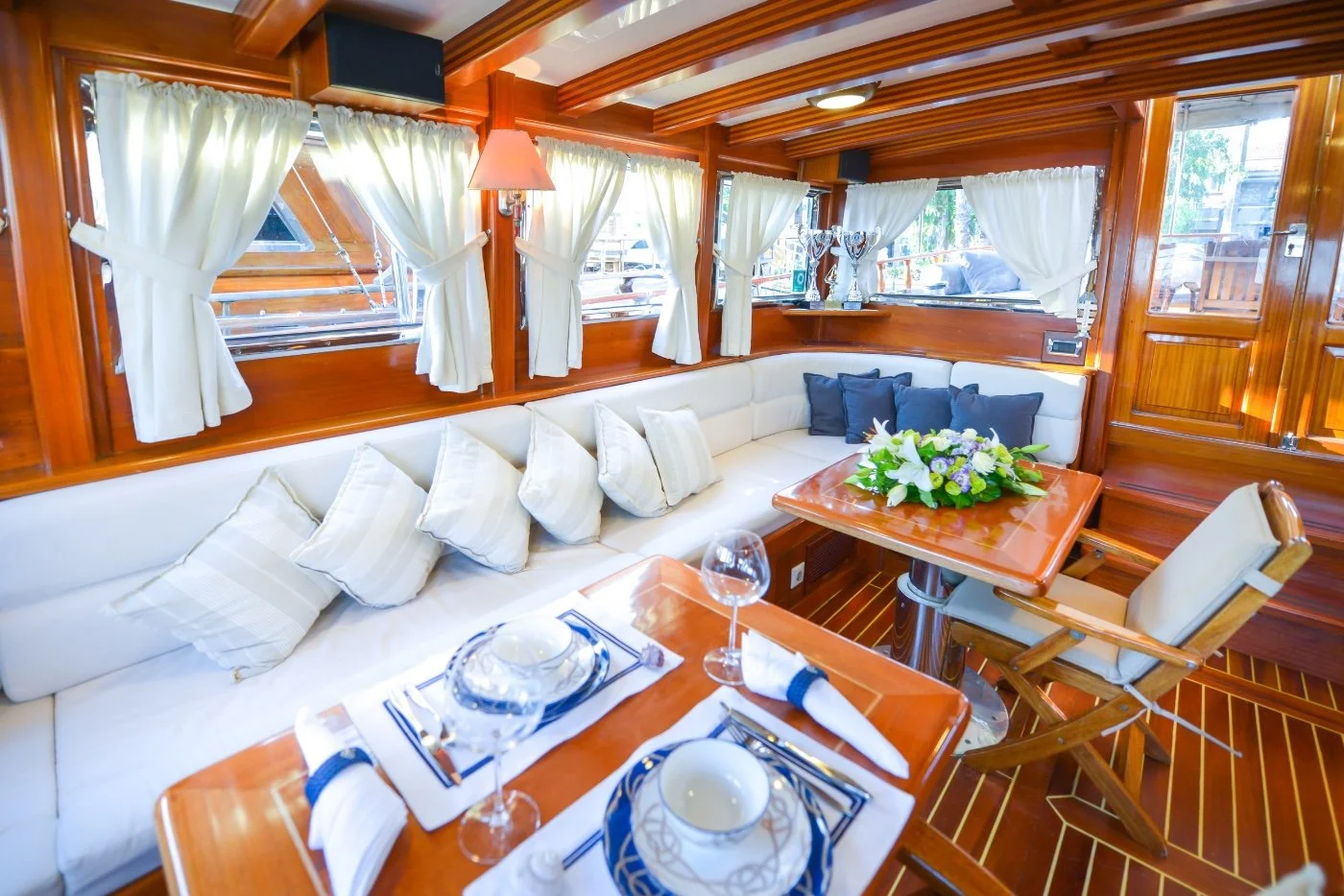 Ros Mare Deluxe Gulet with 4 cabins in Turkey — Blue Cruise - The Gulet Specialists