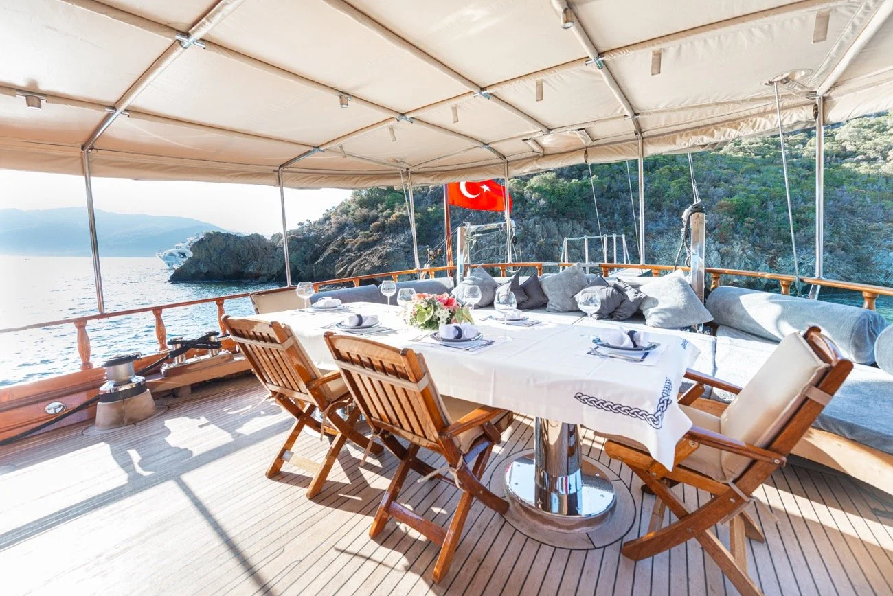 Ros Mare Deluxe Gulet with 4 cabins in Turkey — Blue Cruise - The Gulet Specialists