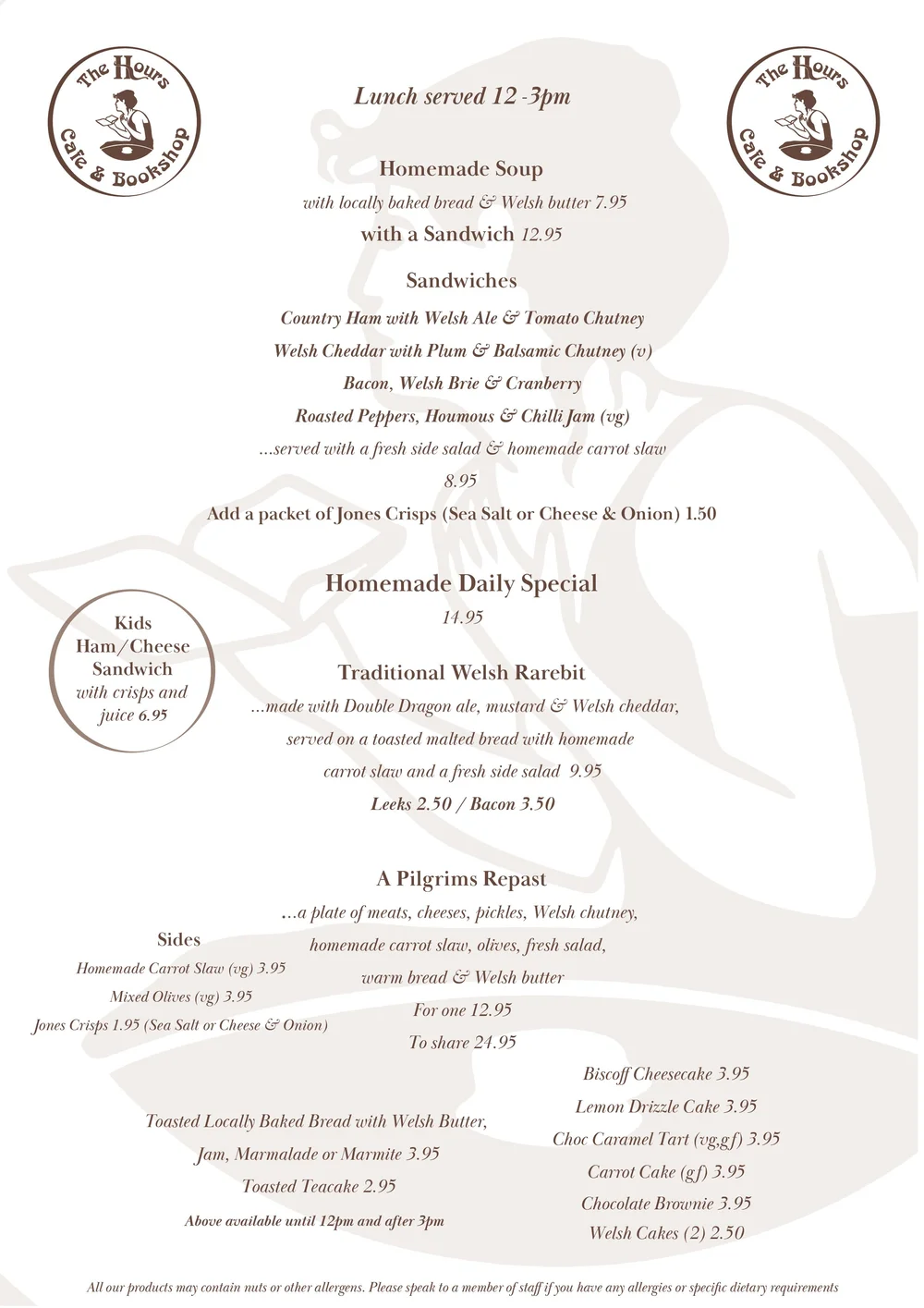 The Hours Cafe & Bookshop — Cafe