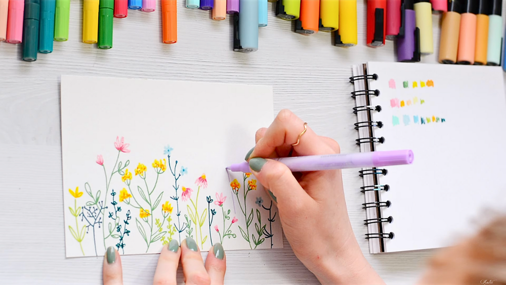 How To Make Cute Handpainted Cards — Katie Jobling