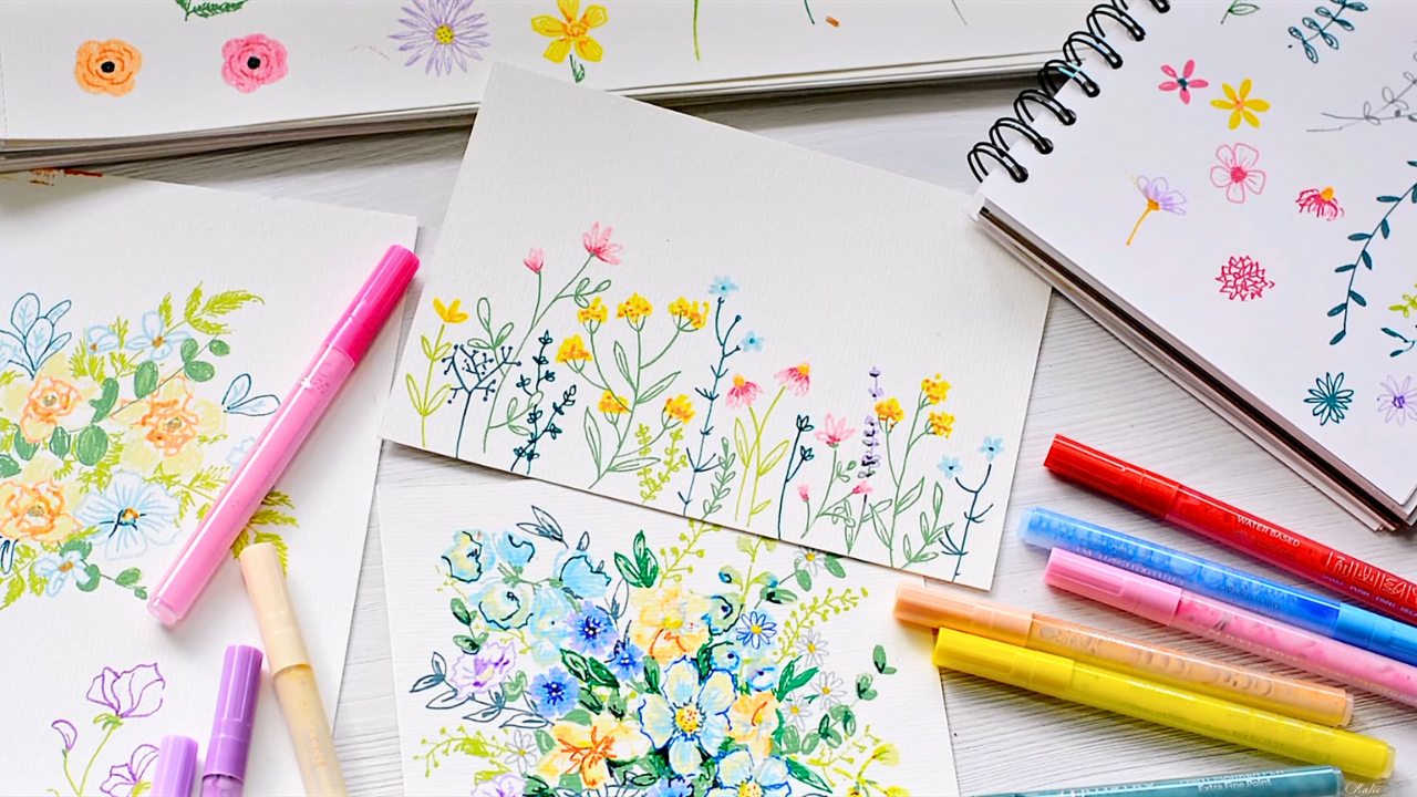 How To Make Cute Handpainted Cards — Katie Jobling