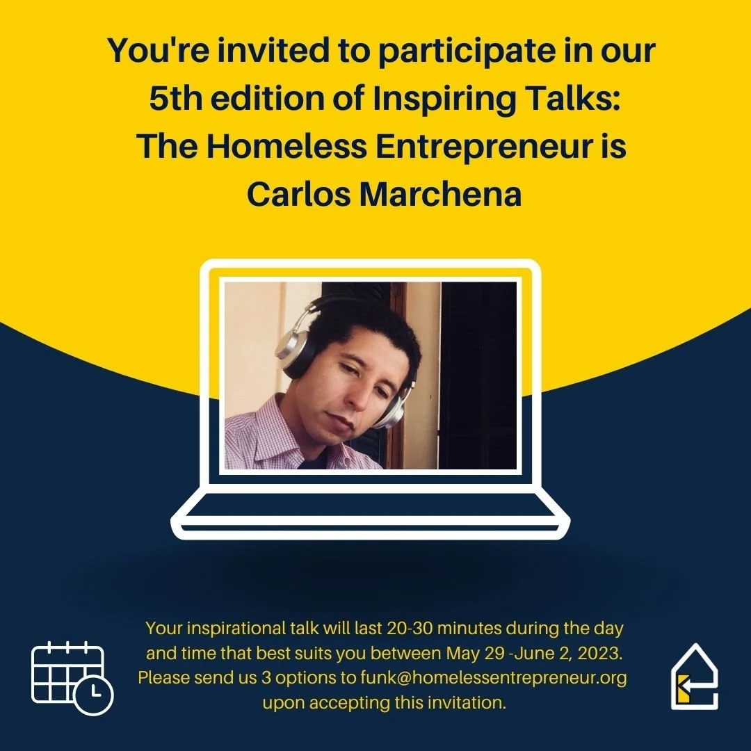 Inspiring Talks — Homeless Entrepreneur