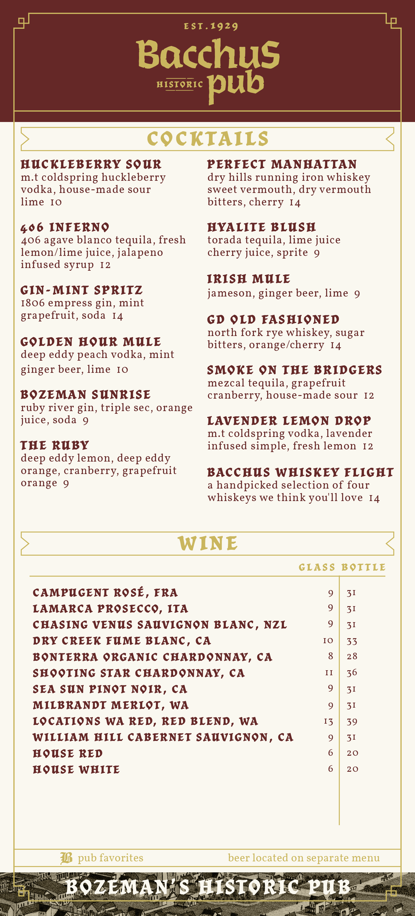 Historic Bacchus Pub