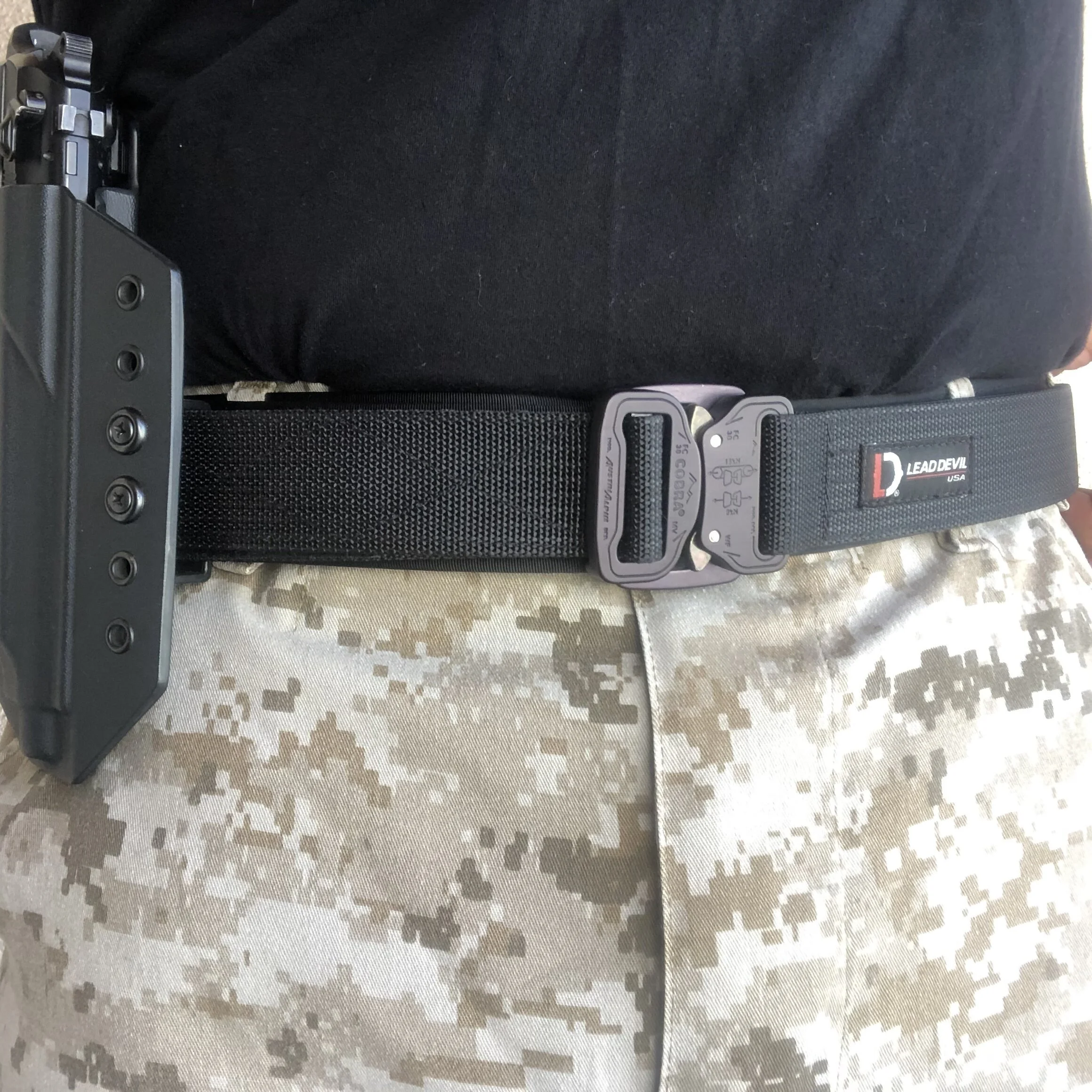 Predator Inner Belt- LOOP fastener lined — Lead Devil, USA