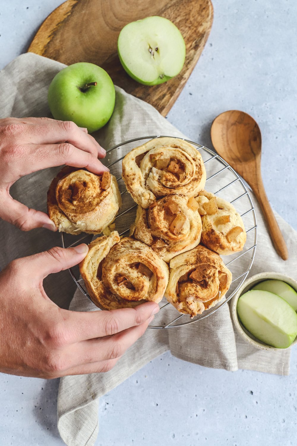 Apple Cinnamon Scrolls — Rachel Scoular