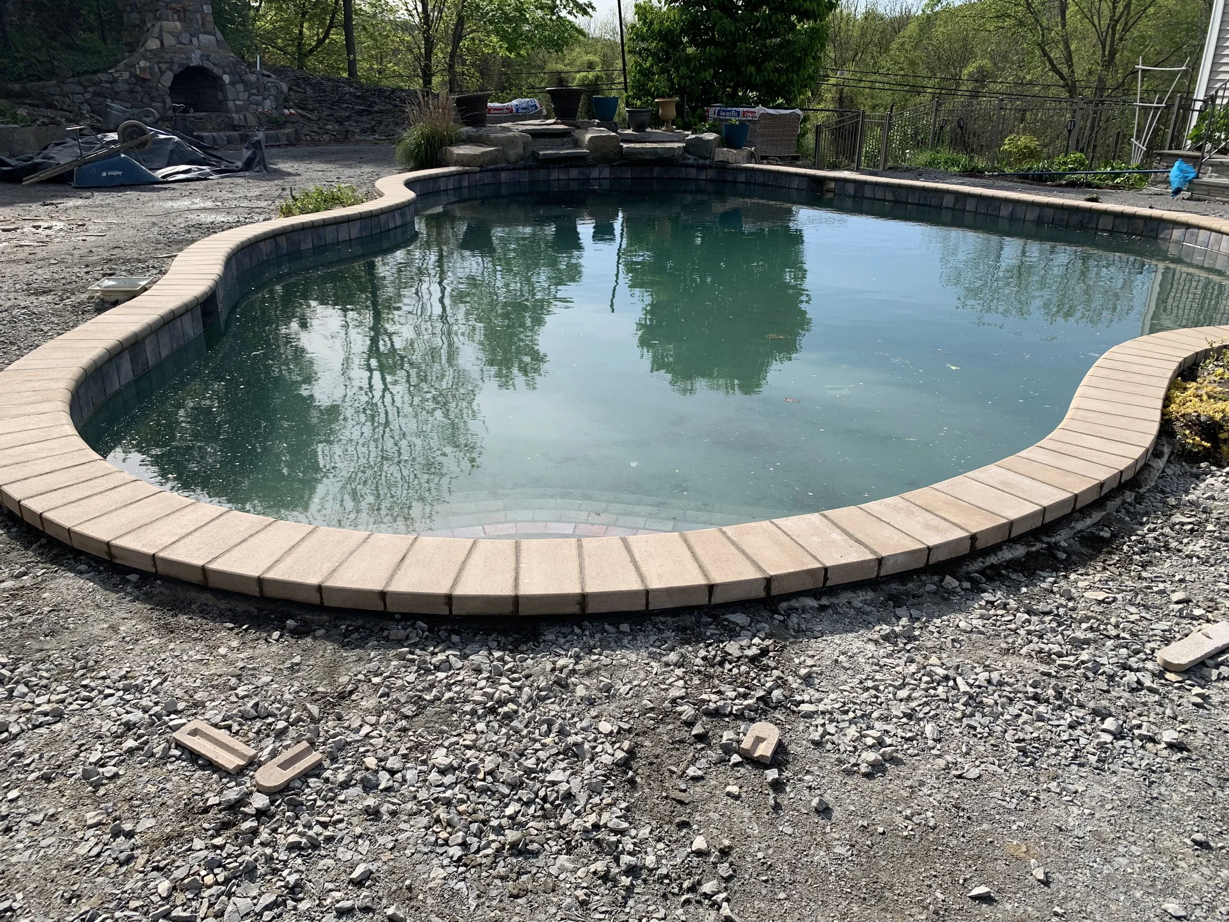 coping/spas — M.S. LANDSCAPE & CONSTRUCTION