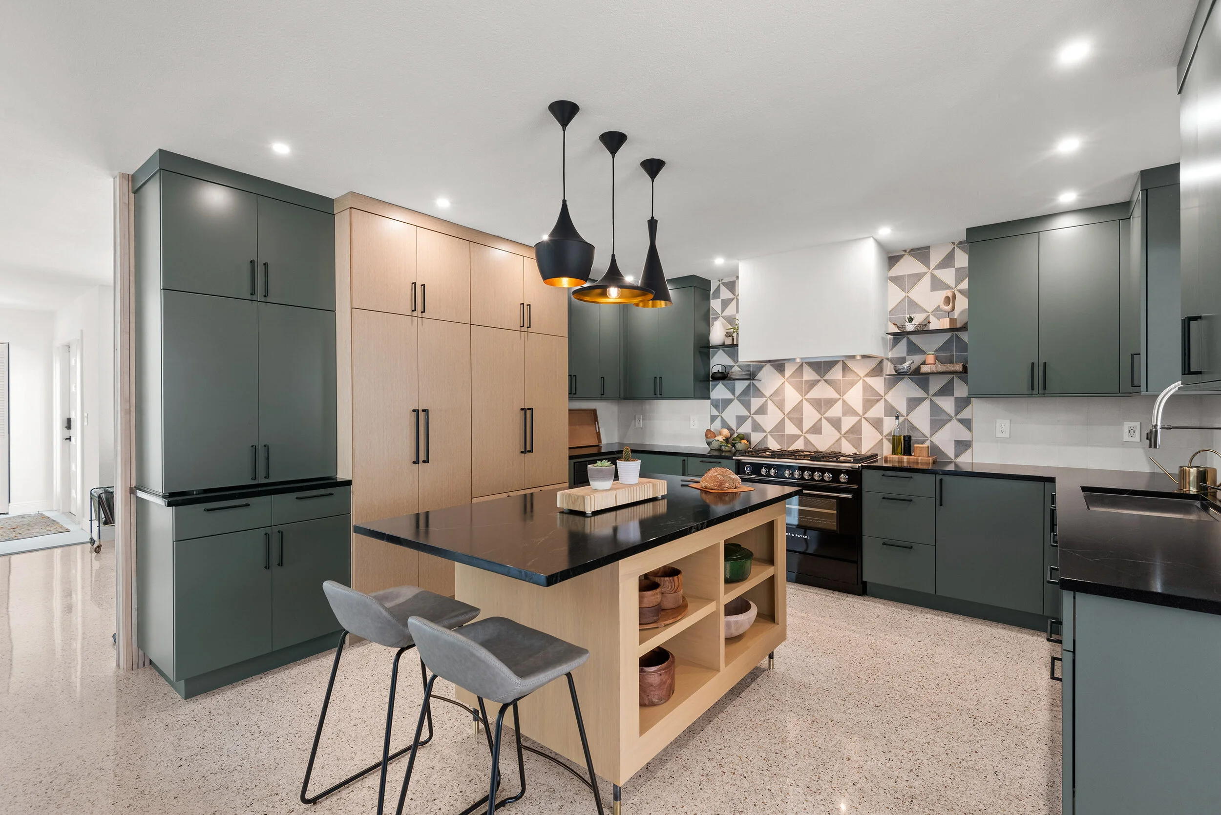 Green And Oak Mid Mod Bee Studios