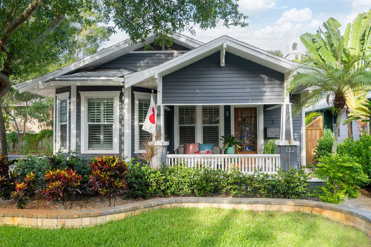 A 1920s bungalow gets a modern and elevated design with bold tiles and ...