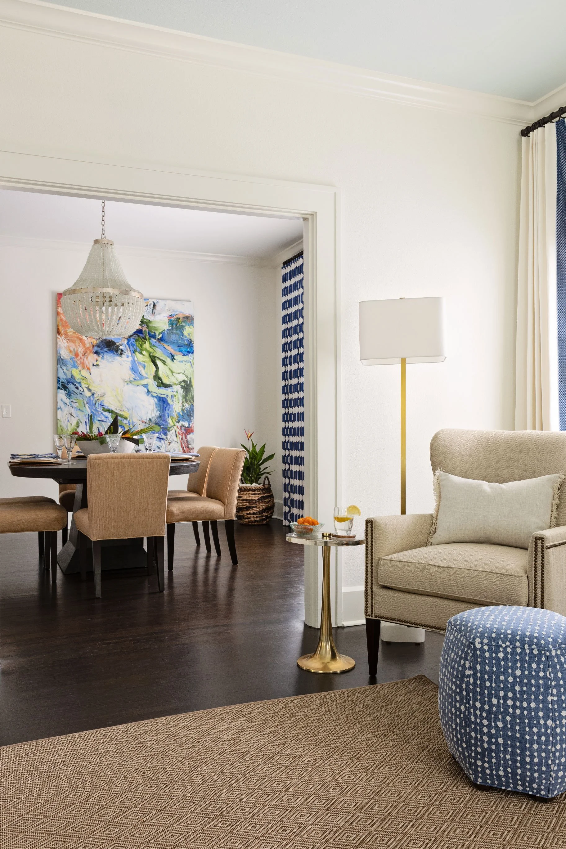 A classically redefined 1924 Mediterranean Revival home with fresh new color palette | Bee Studios