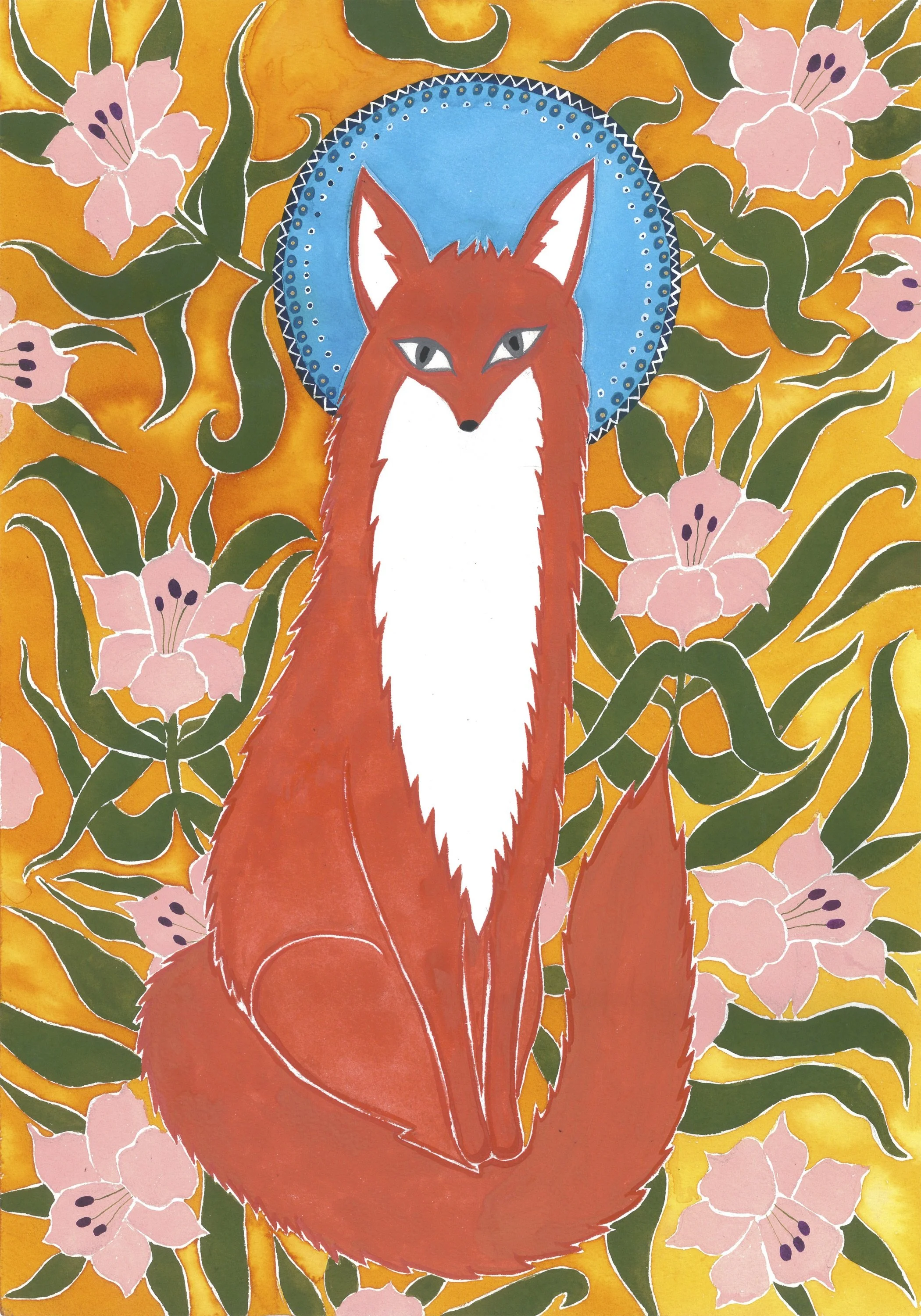 Juni - handpainted textiles