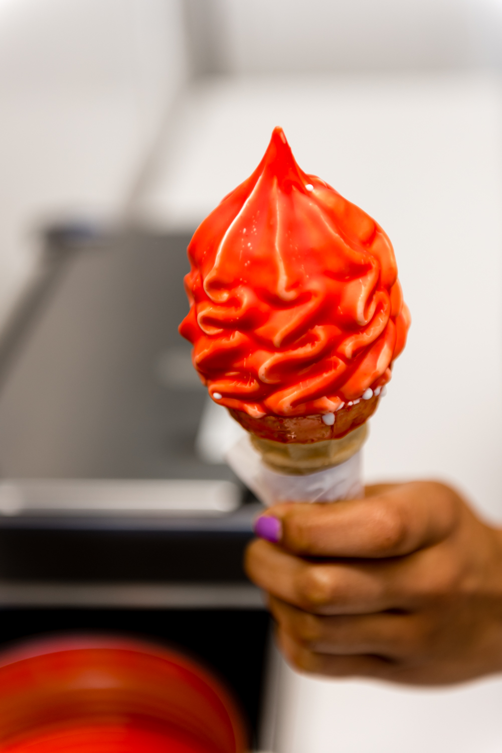 Magic Fountain Homemade Ice Cream