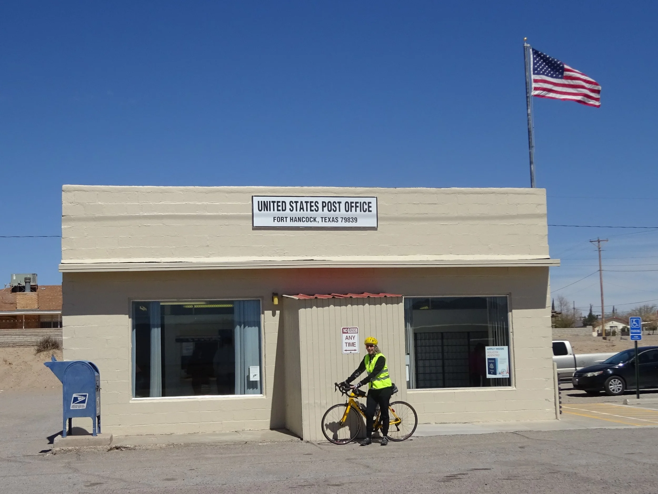 Day 17 - El Paso to Fort Hancock, TX — Cathy's Cycling Capers