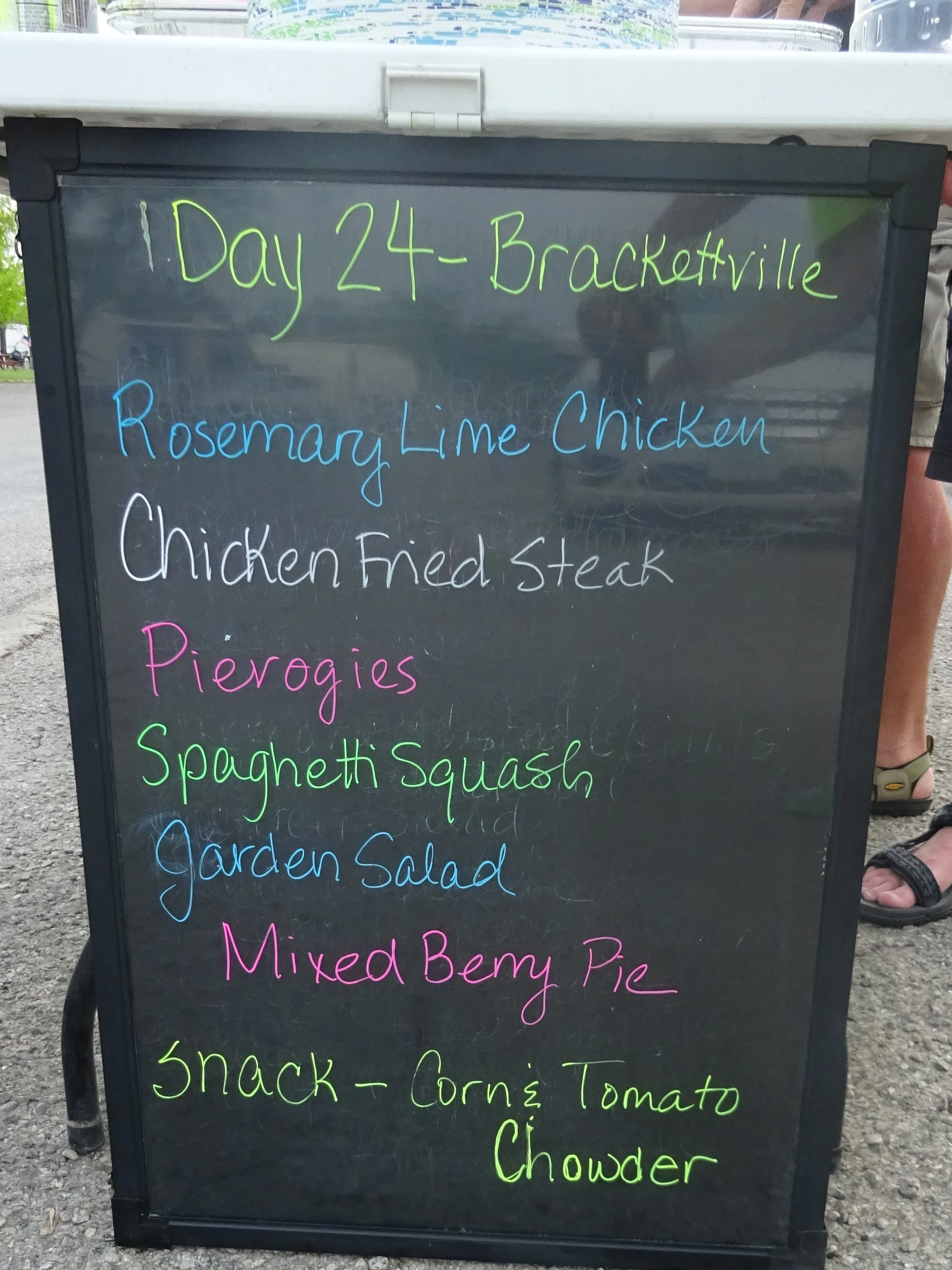 Day 24 - Comstock to Bracketville — Cathy's Cycling Capers