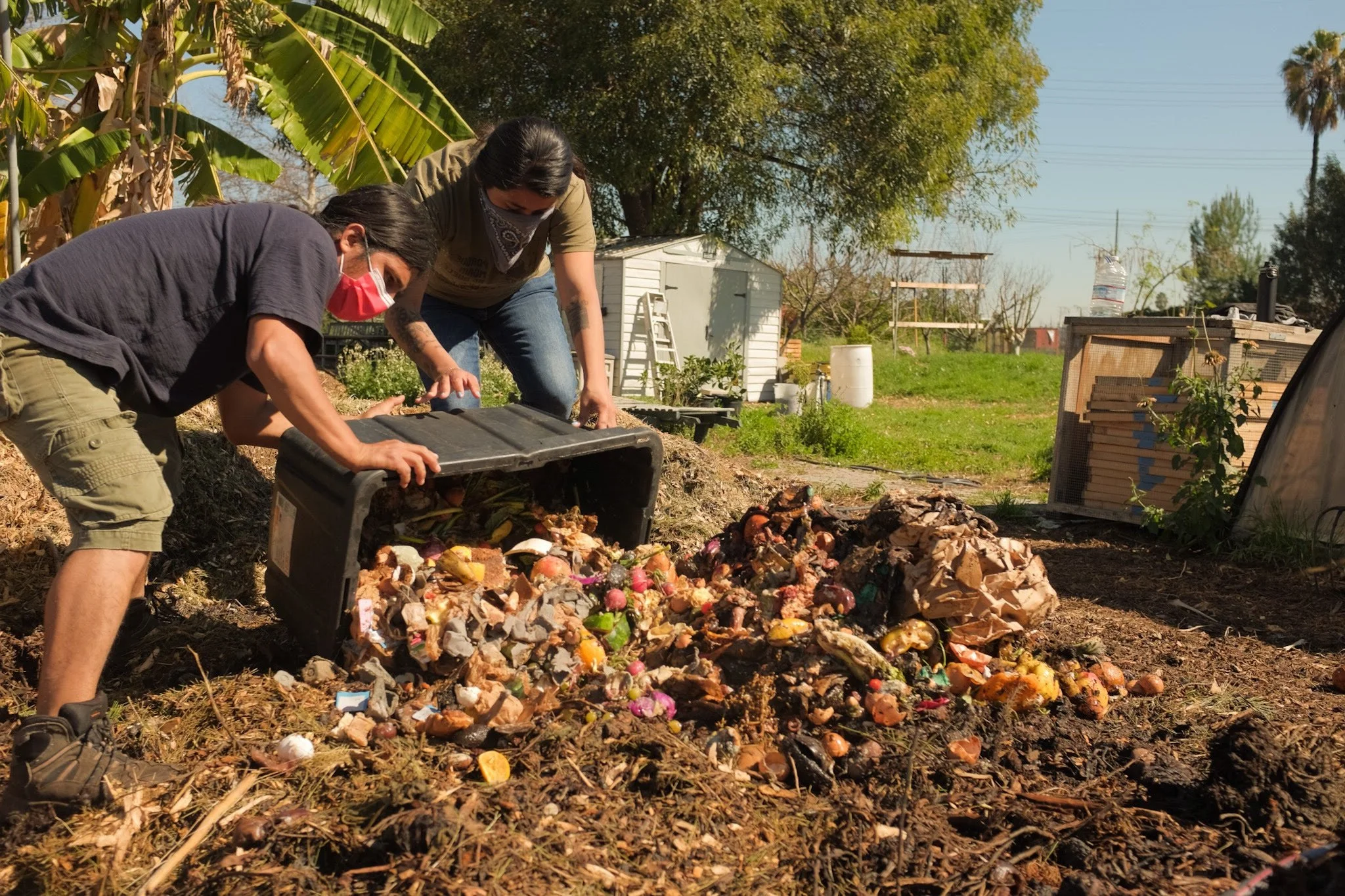 Farmers' Market Drop-offs: — LA Compost