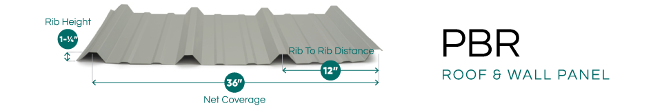 PBR Metal Panel Roofing — Metroll