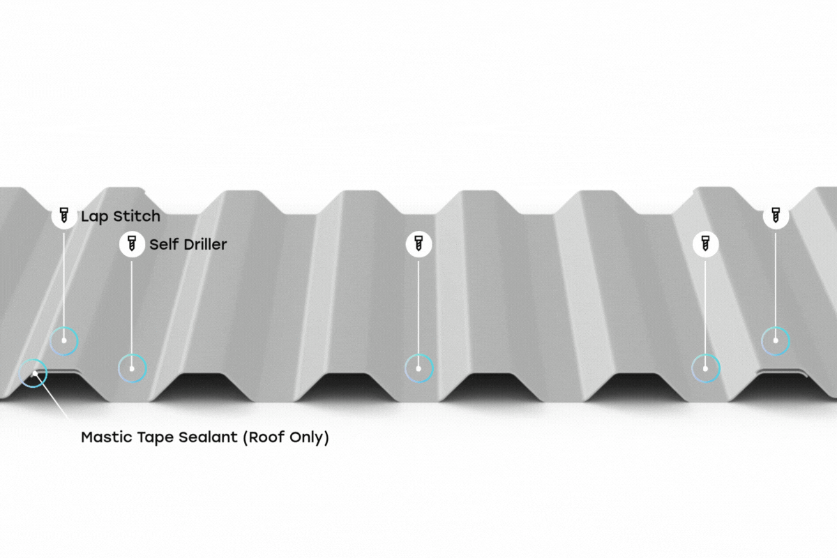 7.2 LongSpan - Exposed Fastener Panel — Metroll