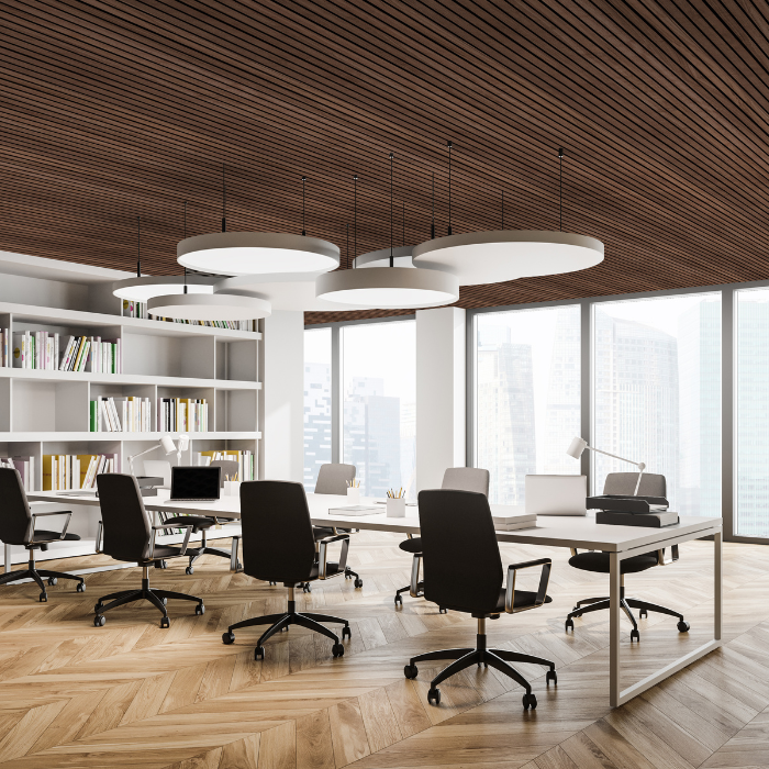 Ceilings — Stacked Wood Walls