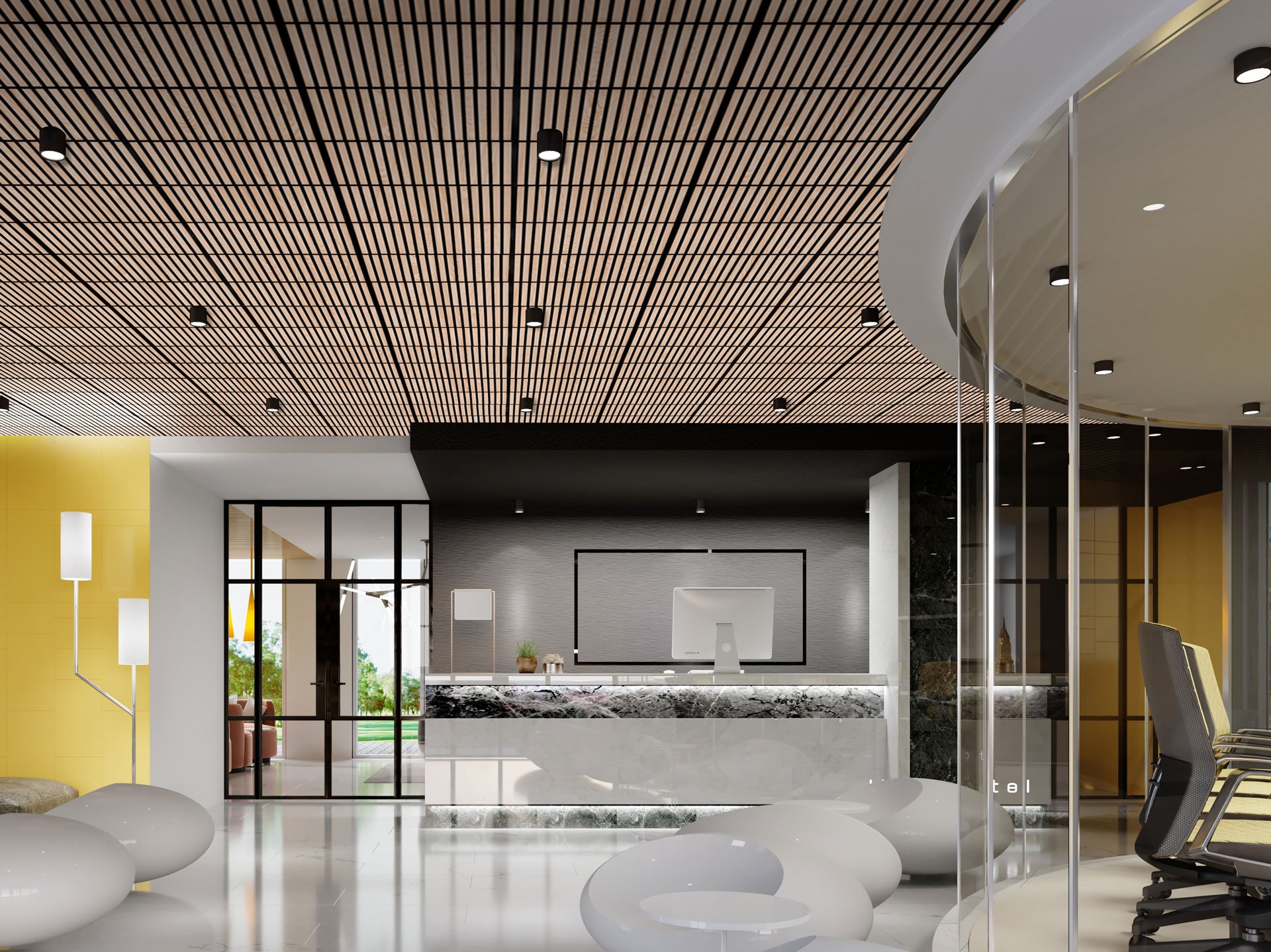 Ceiling Documentation — Stacked Wood Walls