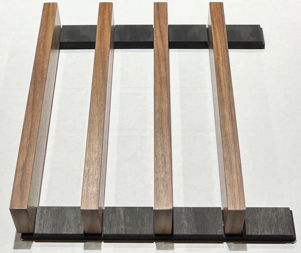 Grilles — Stacked Wood Walls
