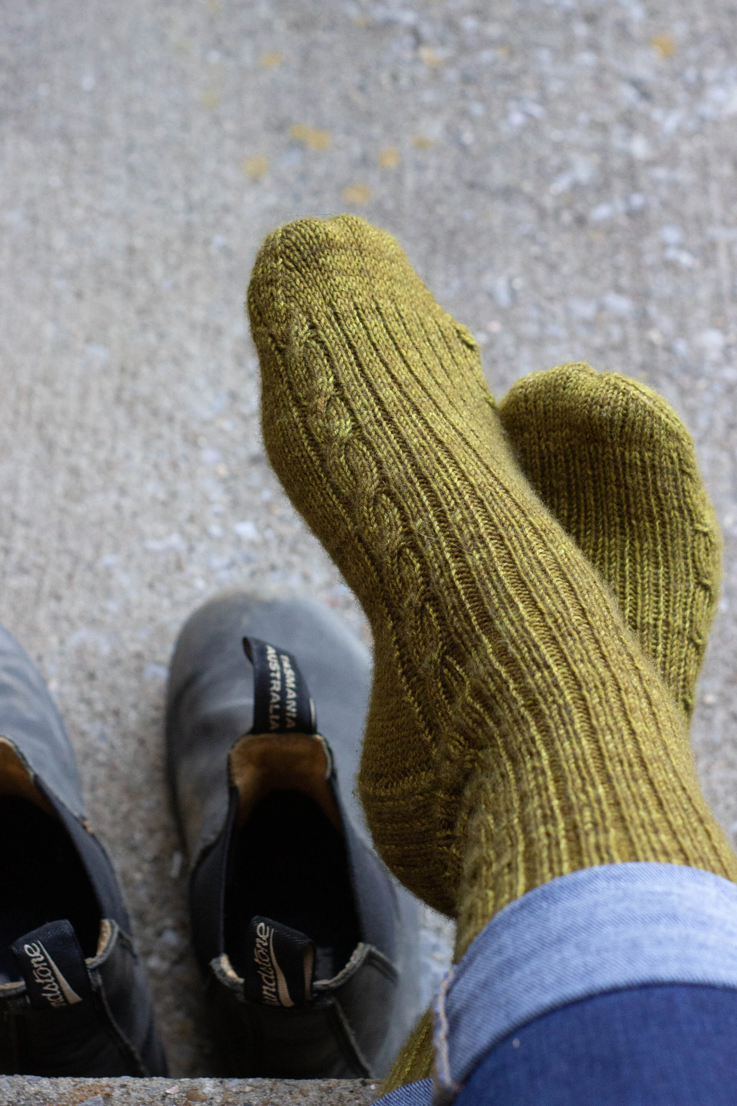 Finished: Cable Rib Socks — Slow Knitting