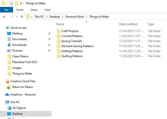 Pattern Storage that Works — Slow Knitting