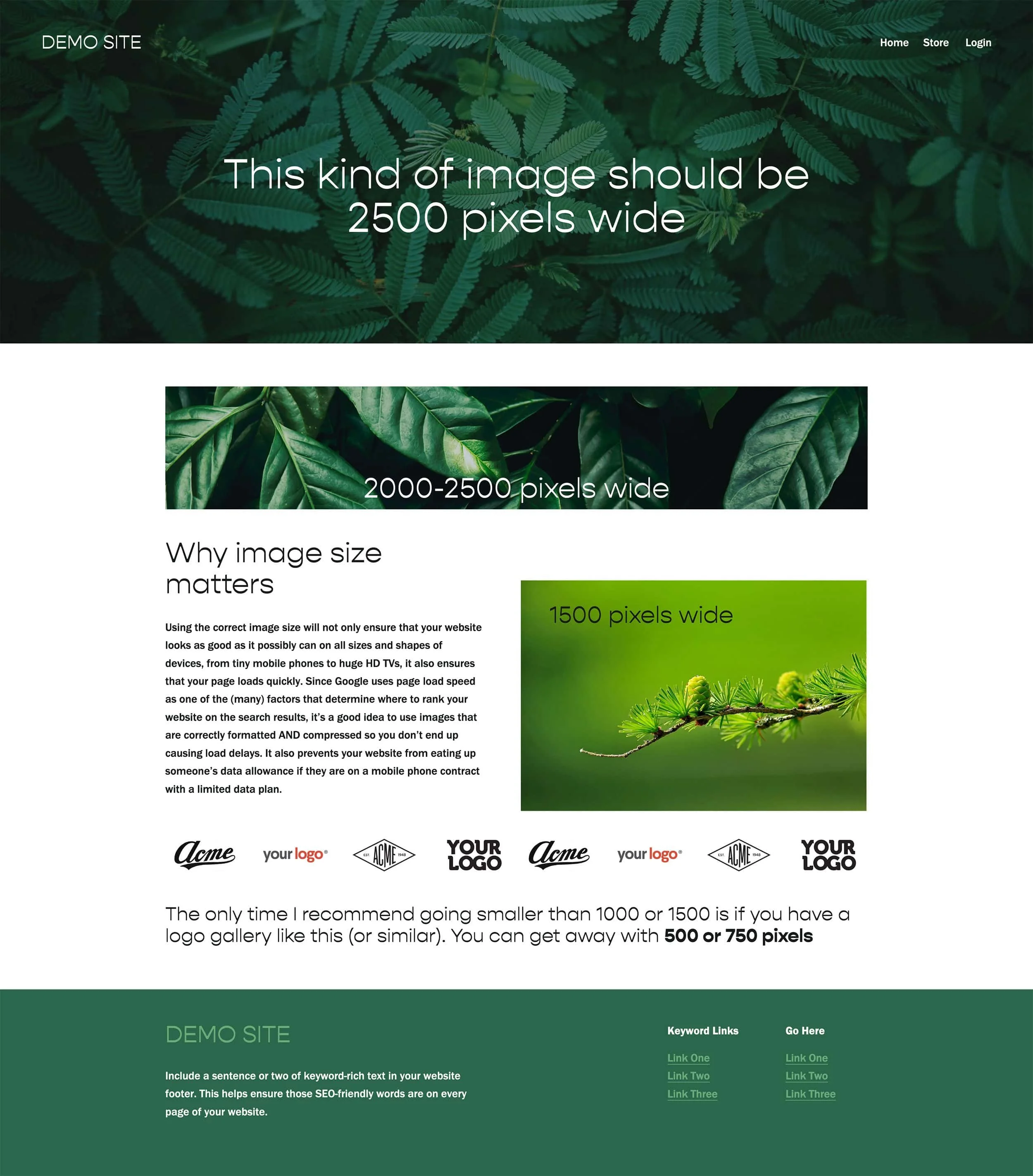 How to format website images correctly for all devices — Using My Head ...