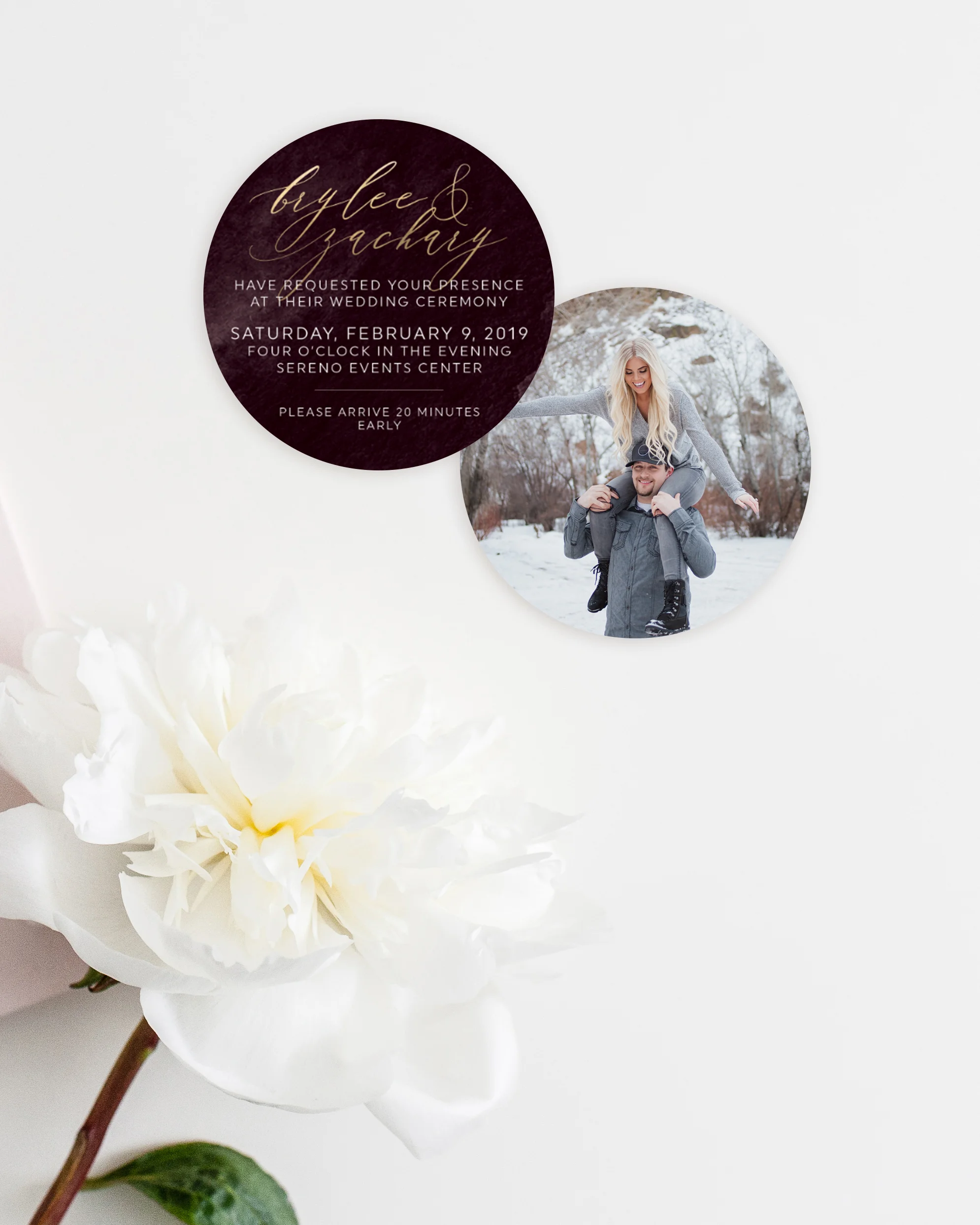 Anthology Print Custom and Affordable Wedding Invitations