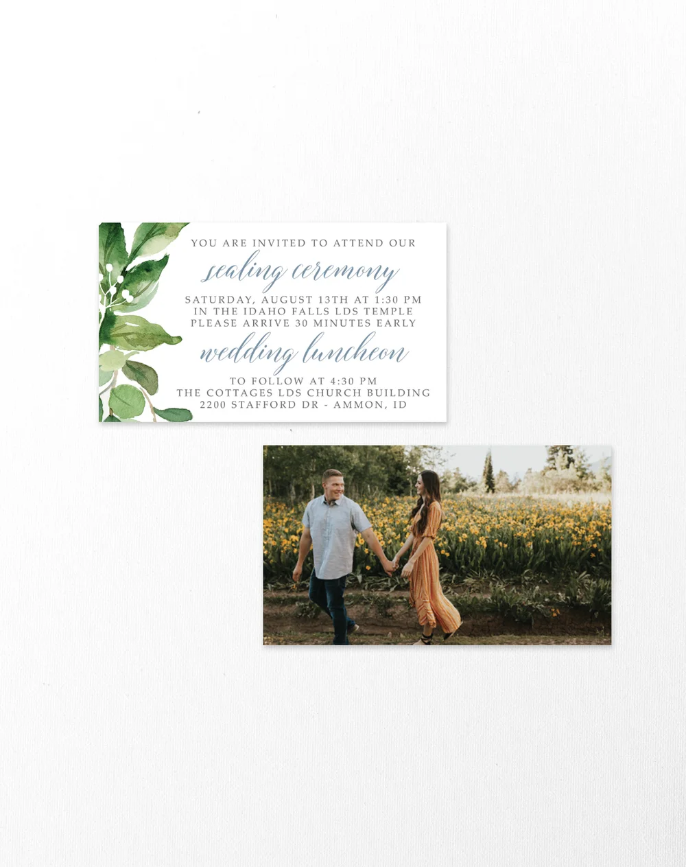 Wedding ceremony insert cards | Beachweddingtips.com