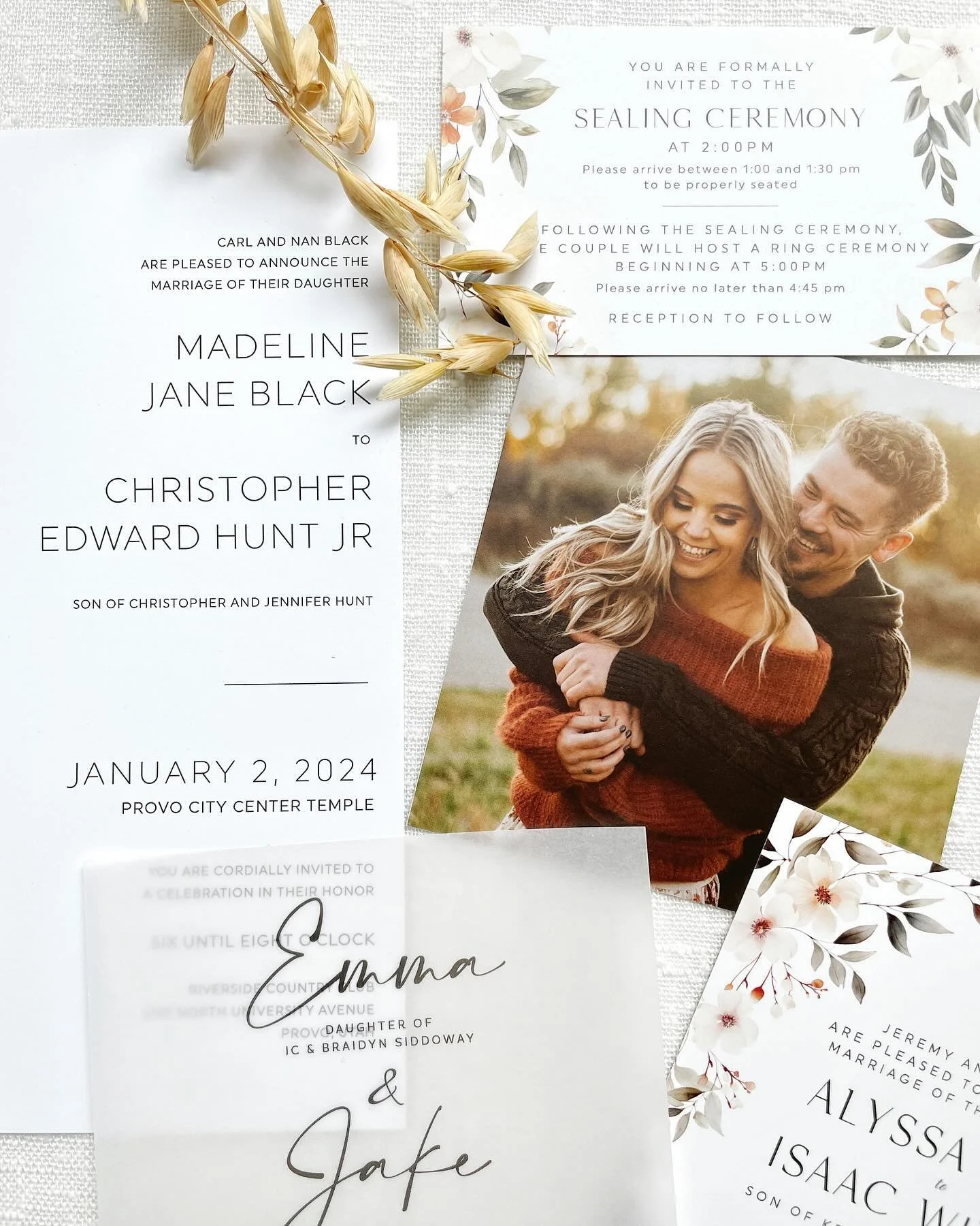 Anthology Print Wedding Invitations