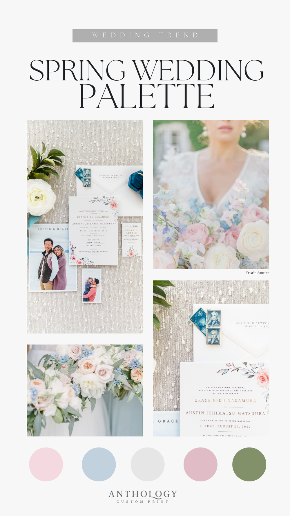 Anthology Print Custom and Affordable Wedding Invitations