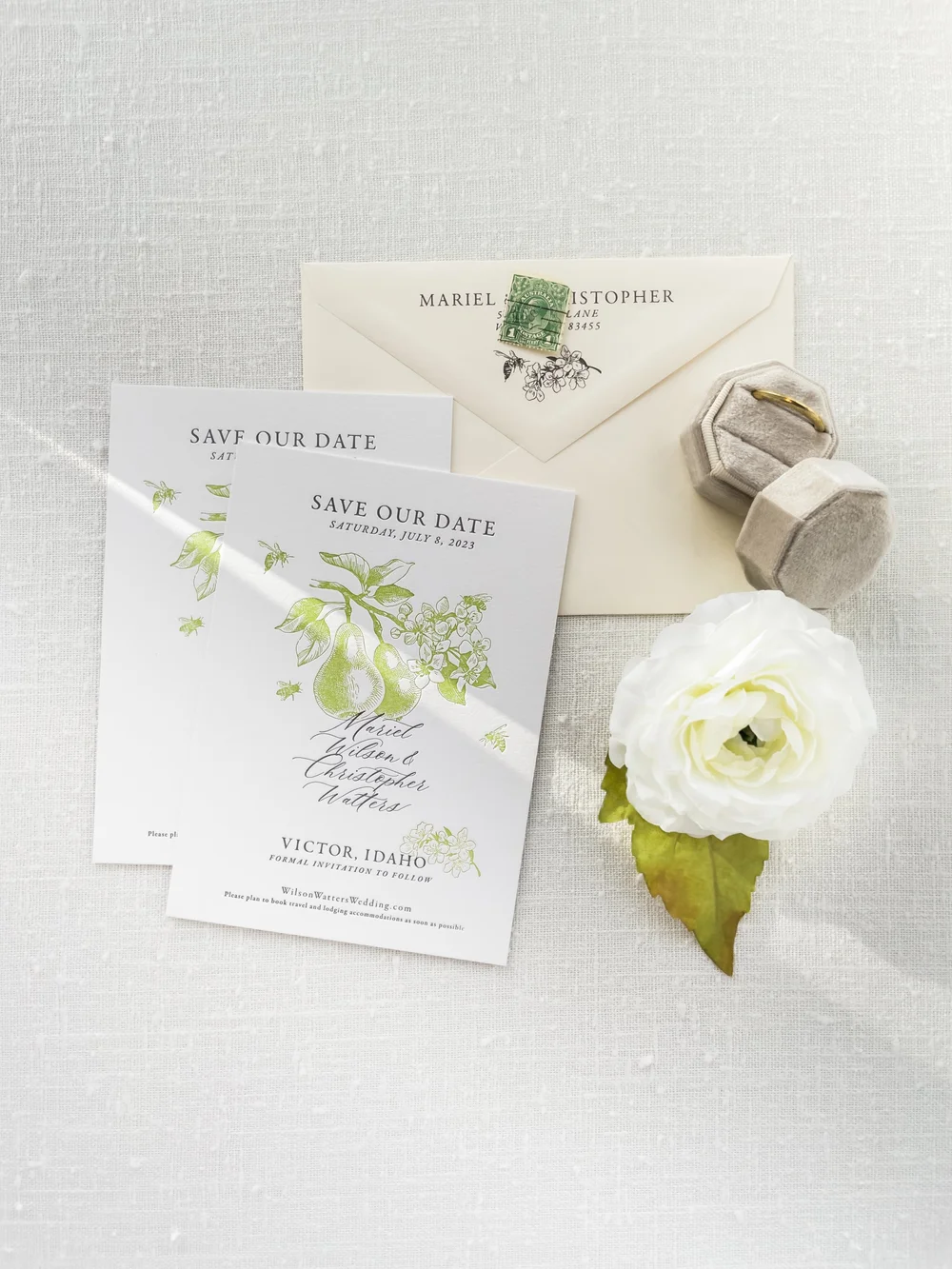 Anthology Print Custom Wedding Invitations