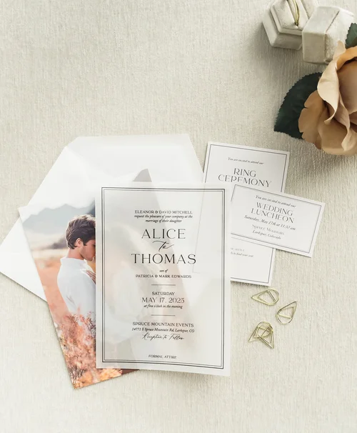 Anthology Print Custom and Affordable Wedding Invitations