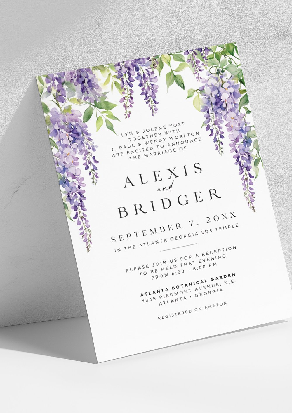 Anthology Print Custom and Affordable Wedding Invitations