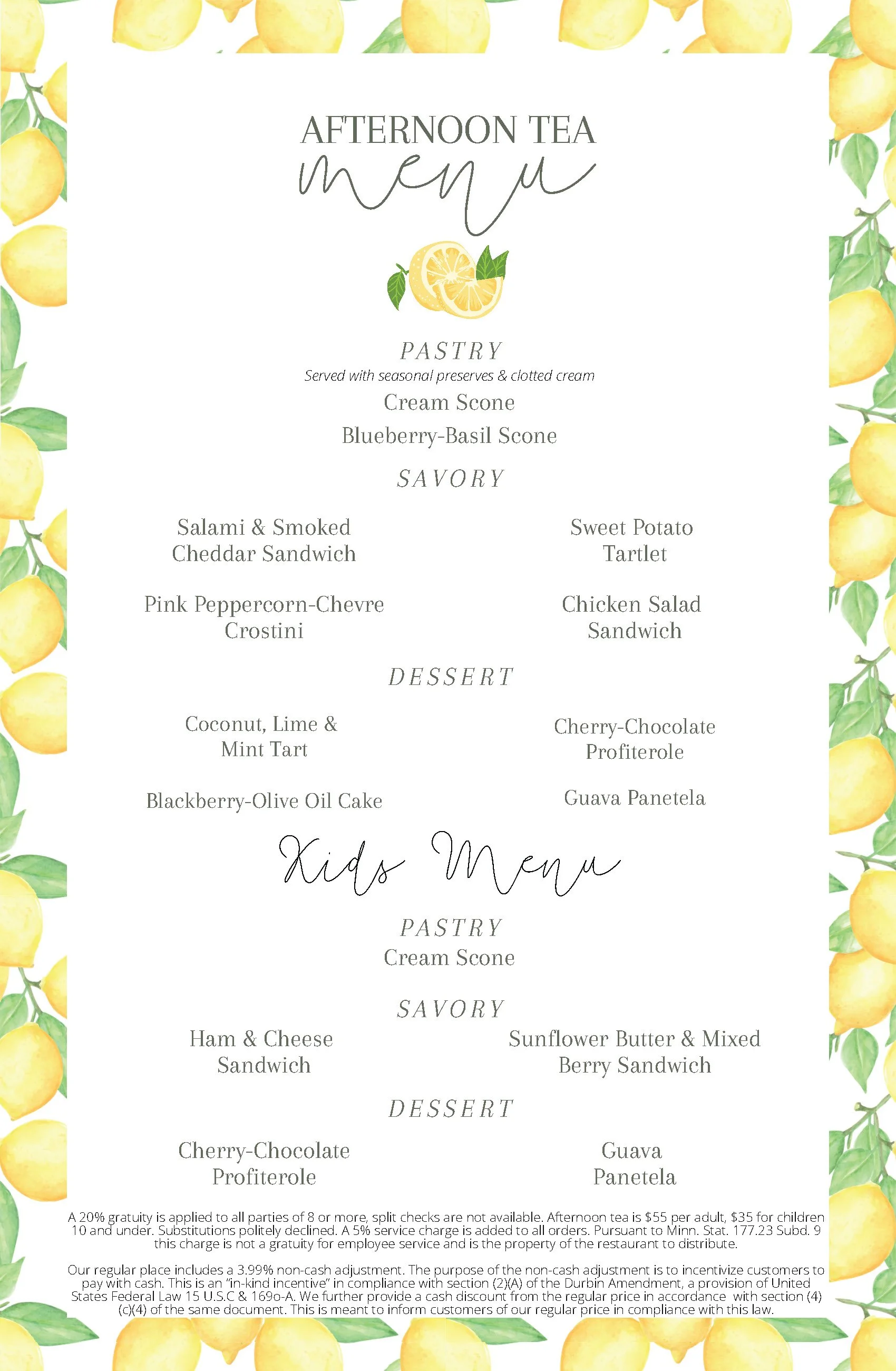 Afternoon Tea Take-Out — The Lynhall