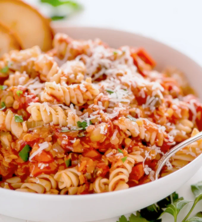 Fusilli Ragu Rustico — THE VENICE VEGAN