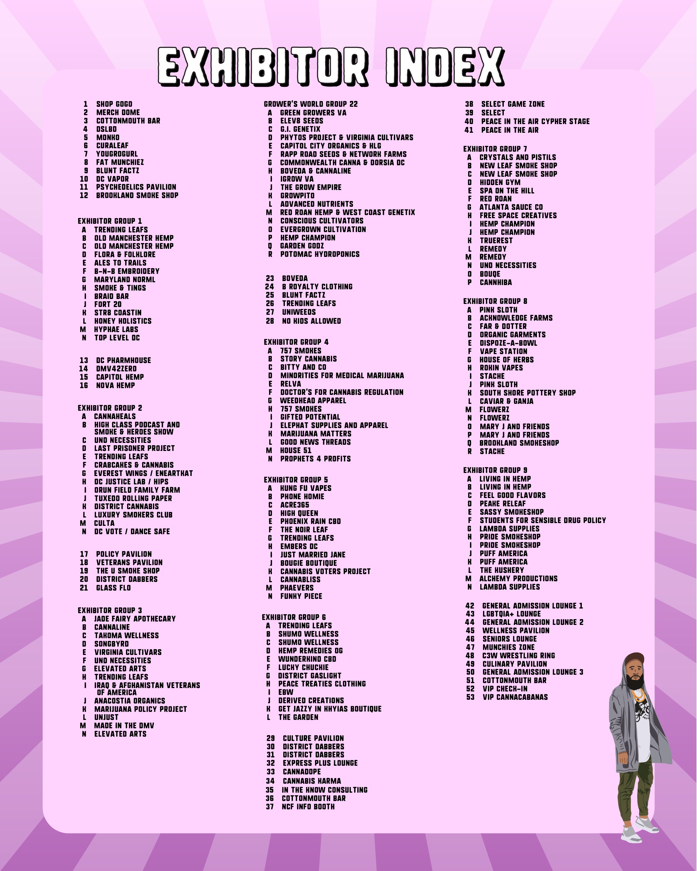 Festival Map — National Cannabis Festival