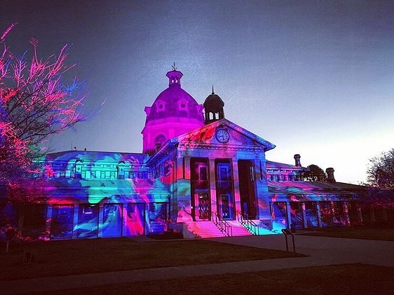Bathurst Winter Festival — Intense lighting