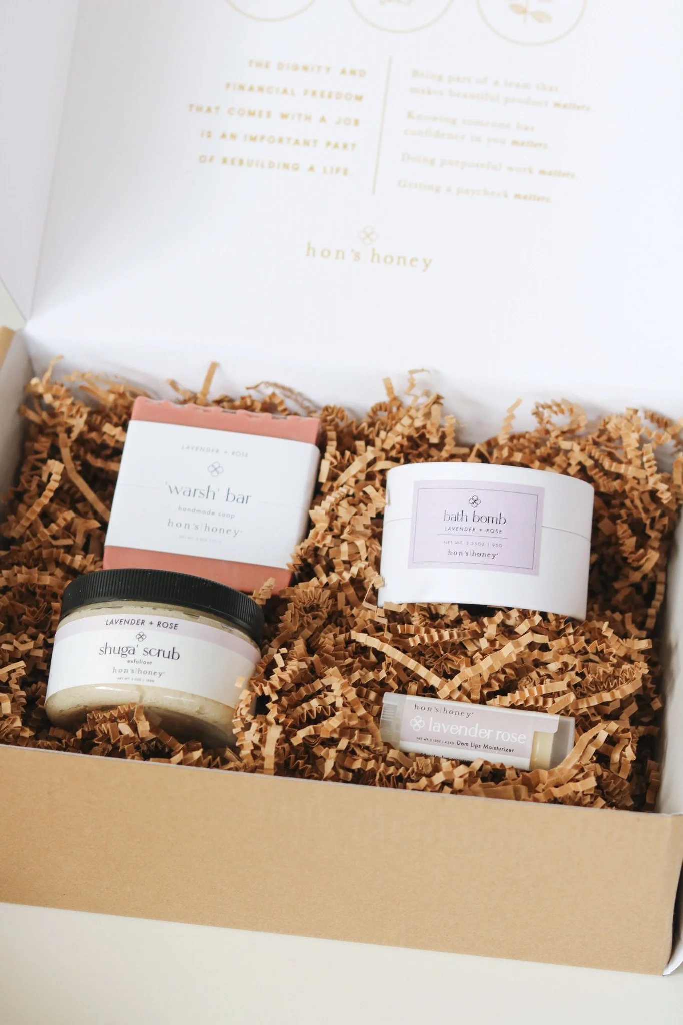 Lavender Lover Gift Box — Hon's Honey