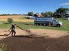 Mulch Blowing — Weaver Mulch