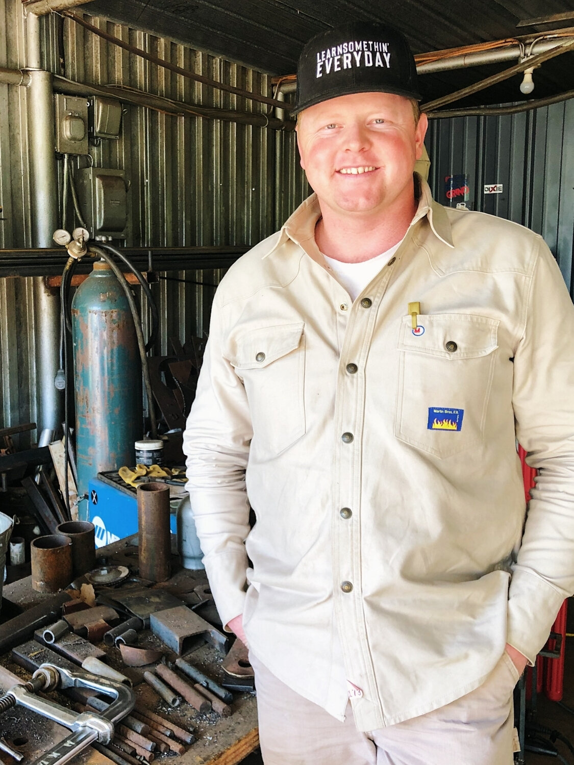 Martin Brothers WELDING SHIRT (BRASS SNAPS) — arosswelding