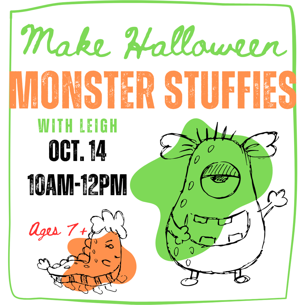 Halloween Monster Stuffies — Zig Zag | Art For Everyone