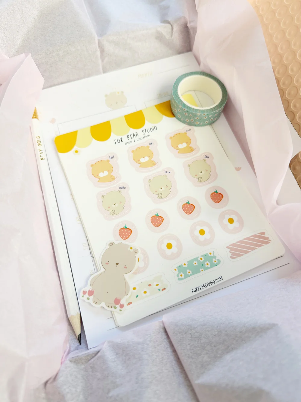 Stationery, Planners, Stickers, Washi tape — Fox Bear Studio