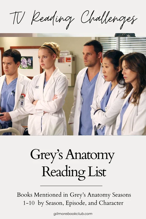 Grey's Anatomy Reading List Tracker and Interactive Book Checklist ...