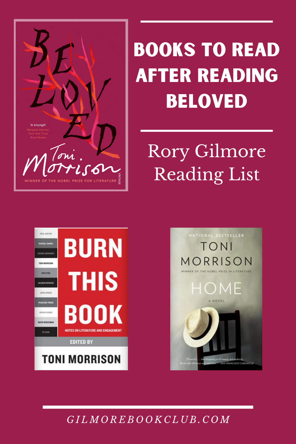 Toni Morrison's Beloved and the Gilmores — The Gilmore Book Club