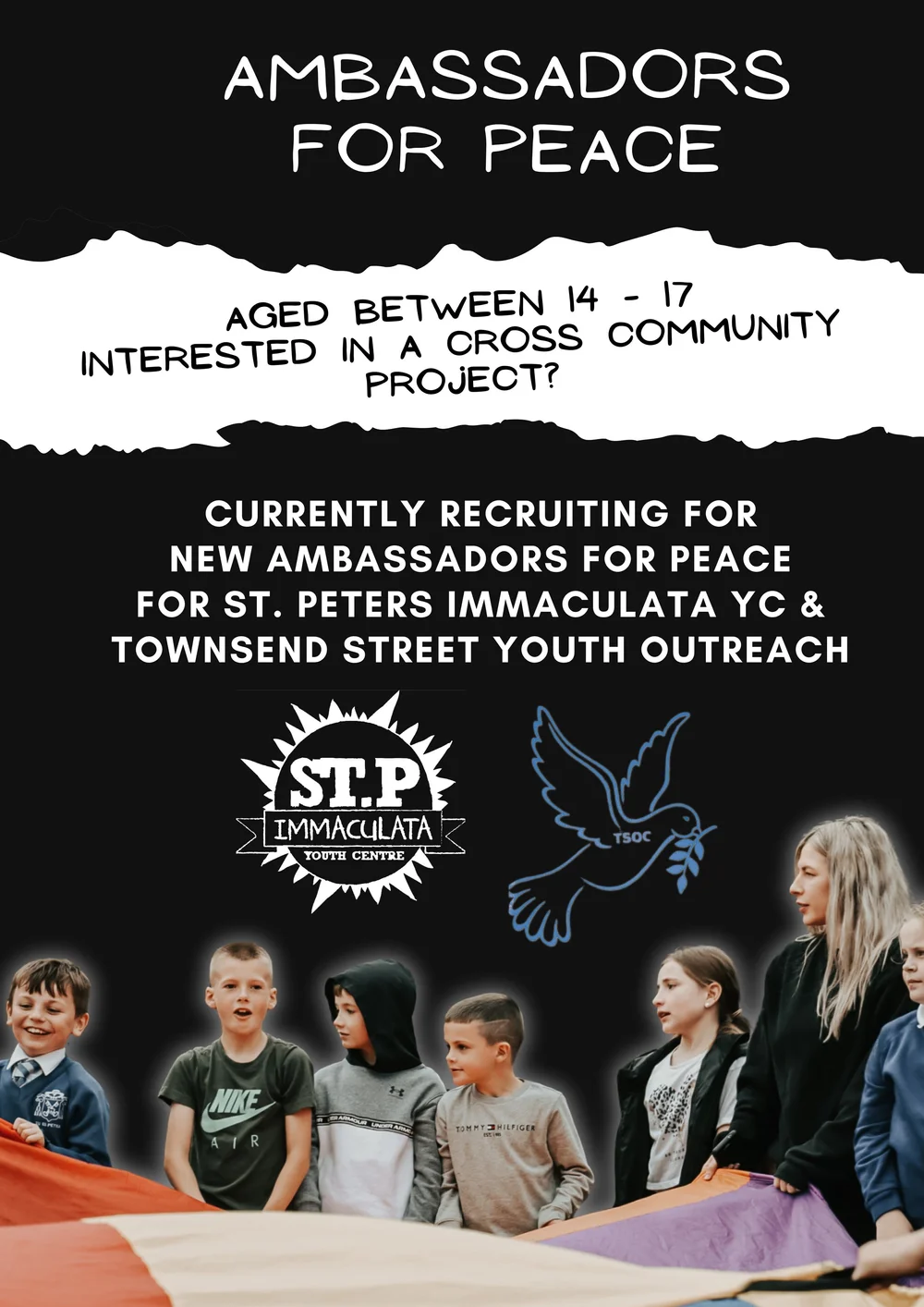 Ambassadors For Peace Recruitment | St. Peter's Immaculata Youth Centre