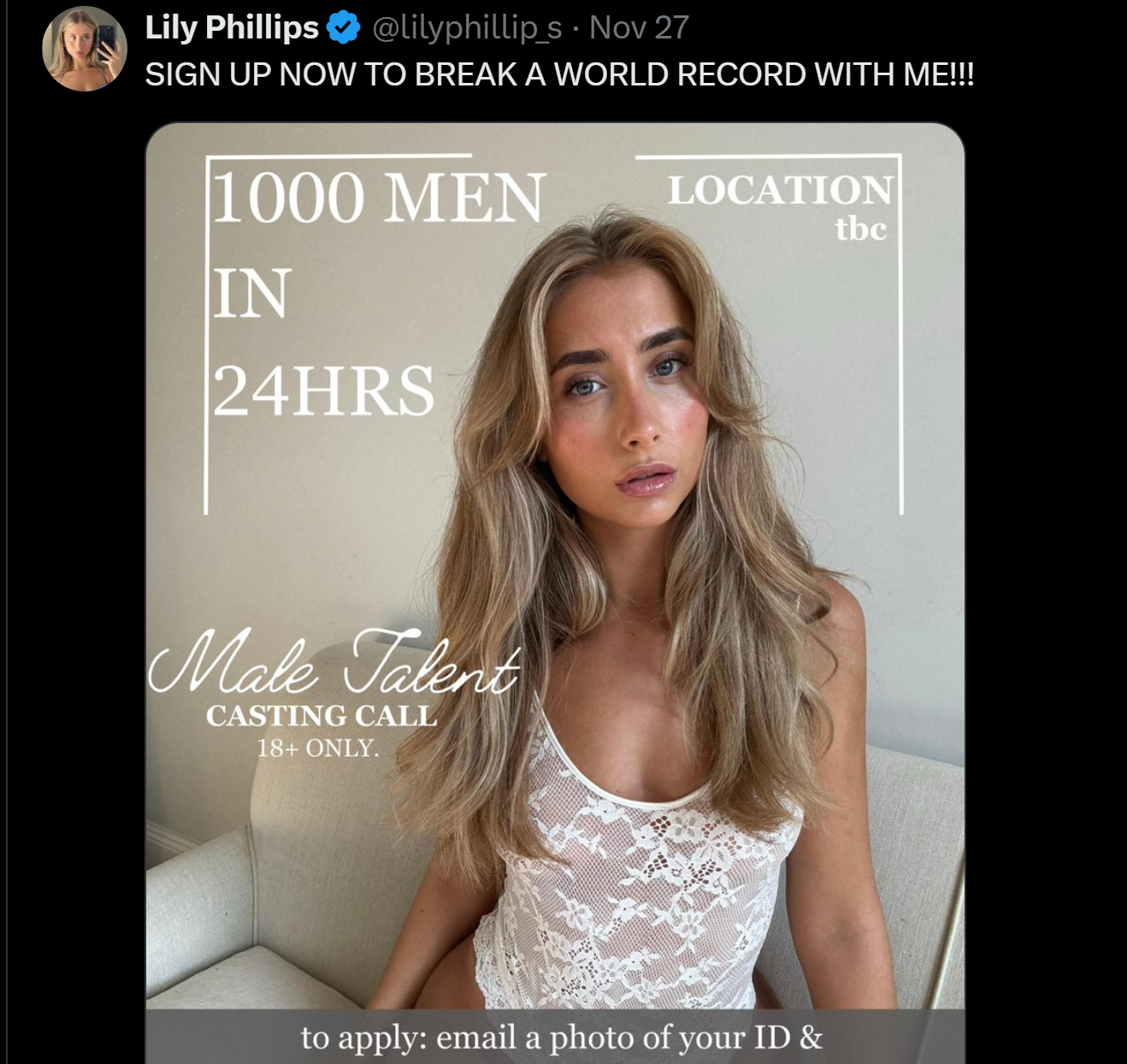 Lily Phillips: Degrading Herself And Society — Kerry: