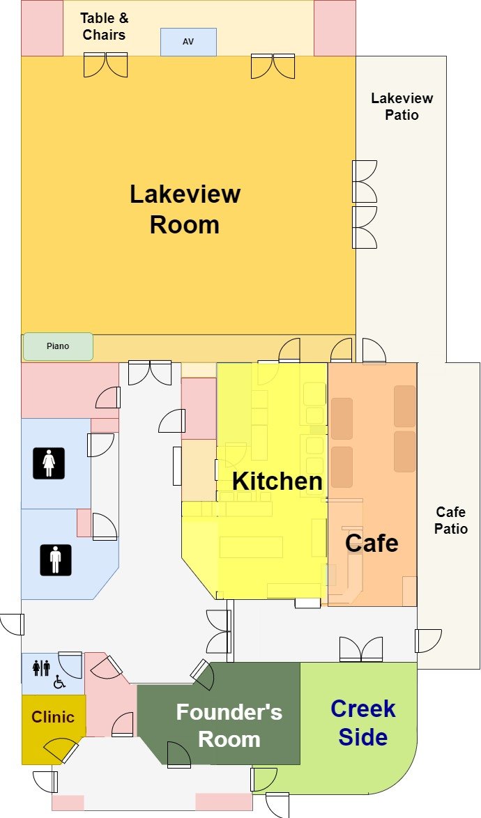 rooms — Lake Ballinger Center